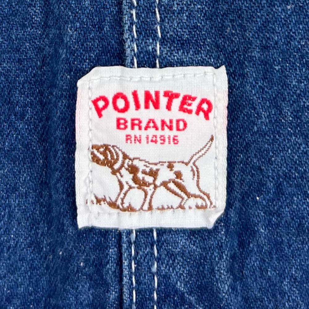 Vintage Pointer Brand Low Back Bib Overalls Mens 38 X… - Gem